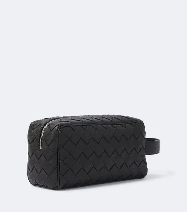 Bottega Veneta Intrecciato Leather Toiletry Bag