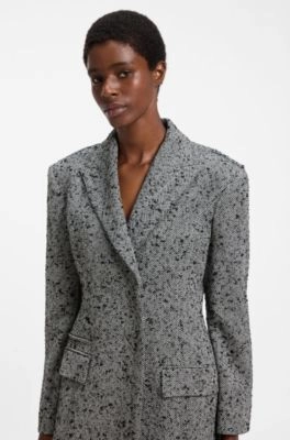Hugo X Entire Studios Oversized Herringbone Coat