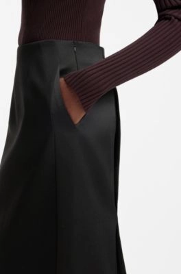 Hugo X Entire Studios Mixed-material Pencil Skirt