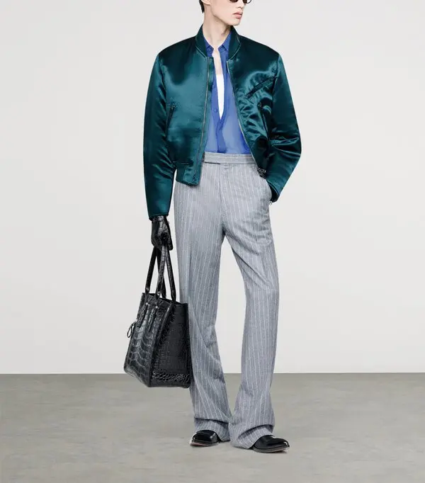 TOM FORD Silk Micro-stripe Shirt