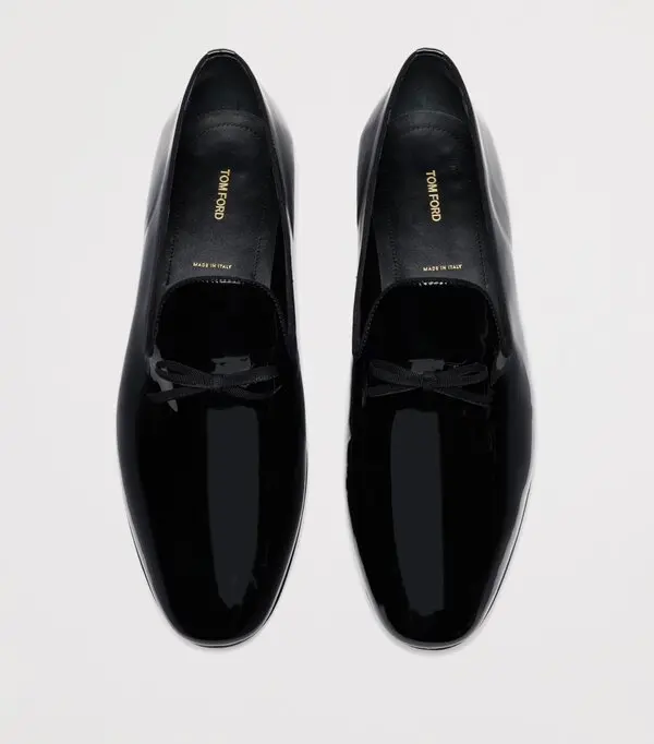 TOM FORD Patent Calf Leather Scott Loafers