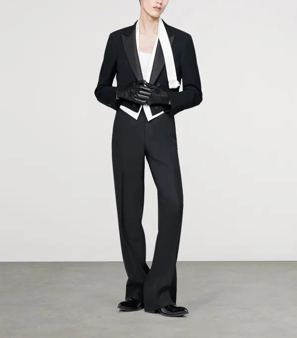 TOM FORD Virgin-wool Cropped Evening Jacket