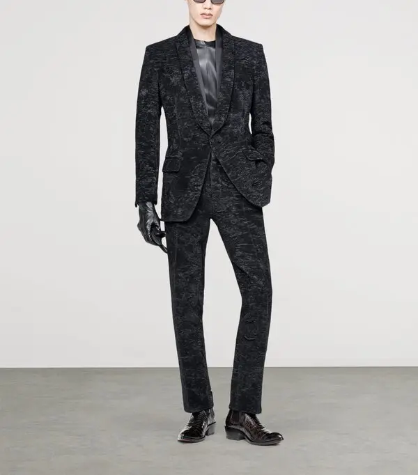 TOM FORD Silk Plissé Straight Trousers