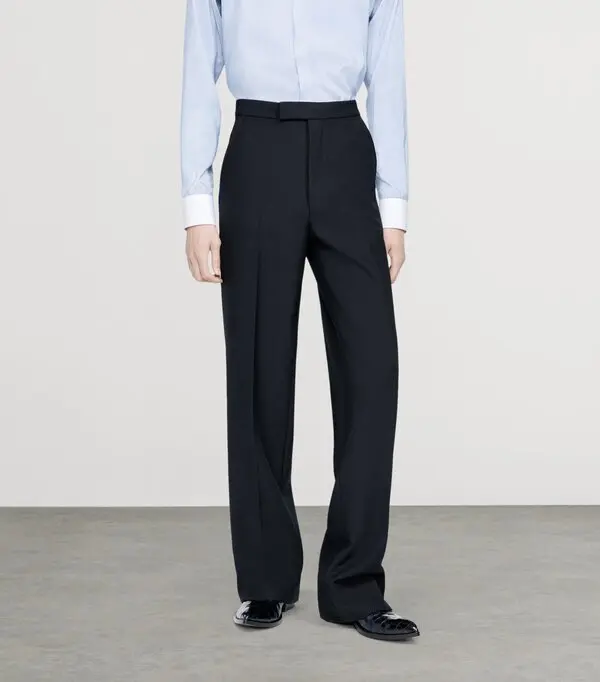 TOM FORD Virgin Wool Colbert Wide-leg Trousers