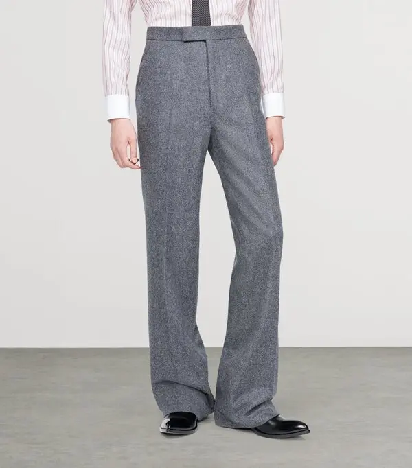 TOM FORD Wool-cashmere Colbert Wide-leg Trousers