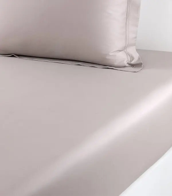 YVES DELORME Triomphe Fitted Sheet - Grey