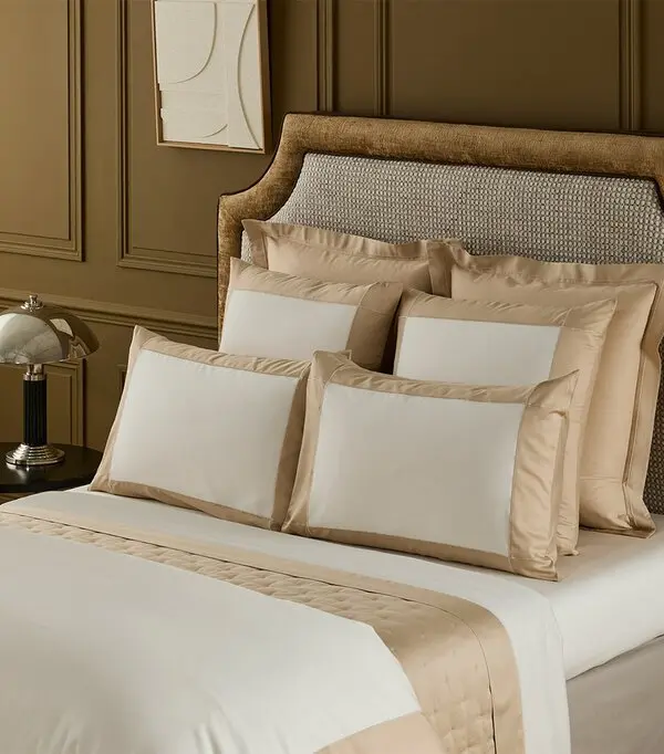 YVES DELORME Apollon Super King Flat Sheet - Beige