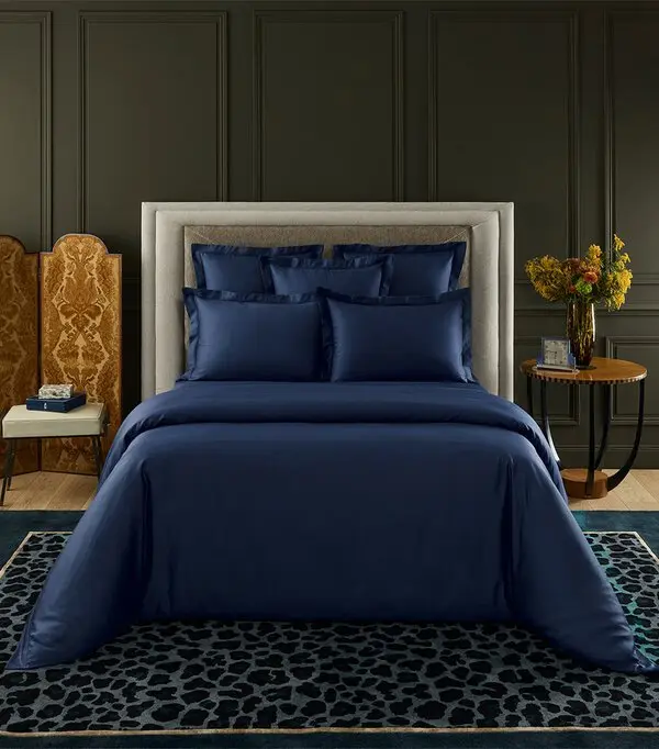 YVES DELORME Triomphe King Oxford Pillowcase - Blue