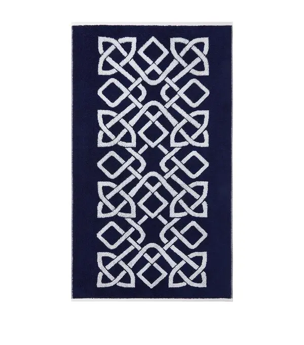 YVES DELORME Apollon Hand Towel - Navy