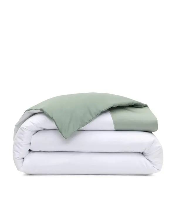 YVES DELORME Apollon Super King Duvet Cover - Green