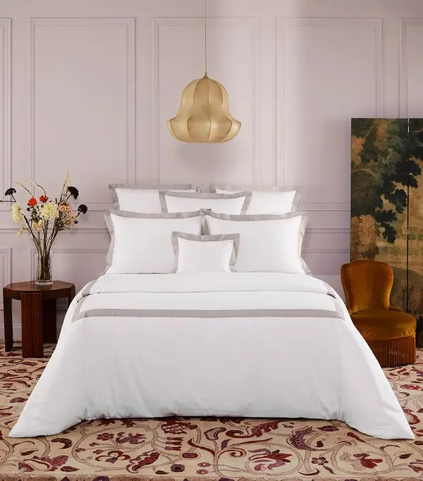 YVES DELORME Linea Super King Flat Sheet