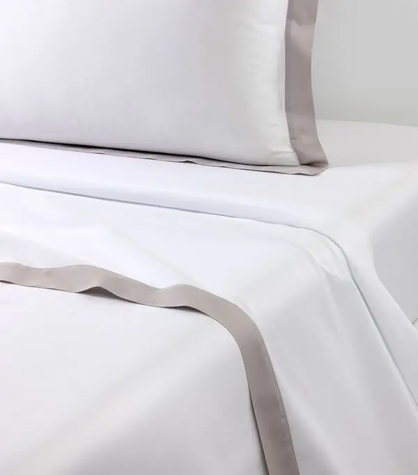 YVES DELORME Linea Super King Flat Sheet