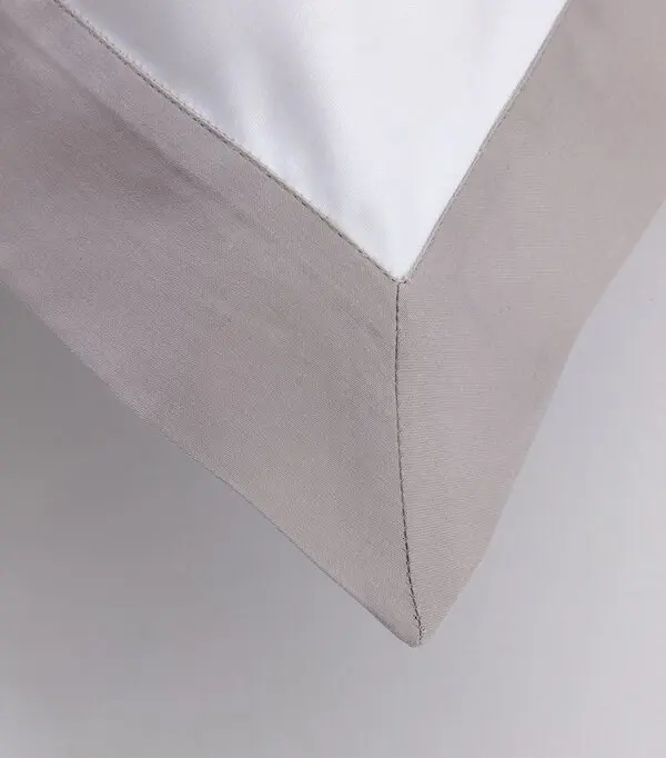 YVES DELORME Linea Oxford Pillowcase - Grey