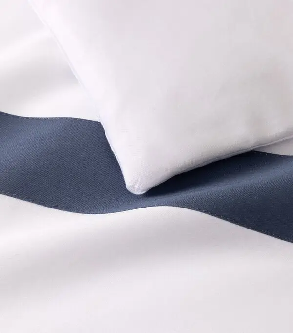 YVES DELORME Linea Super King Duvet Cover - Blue