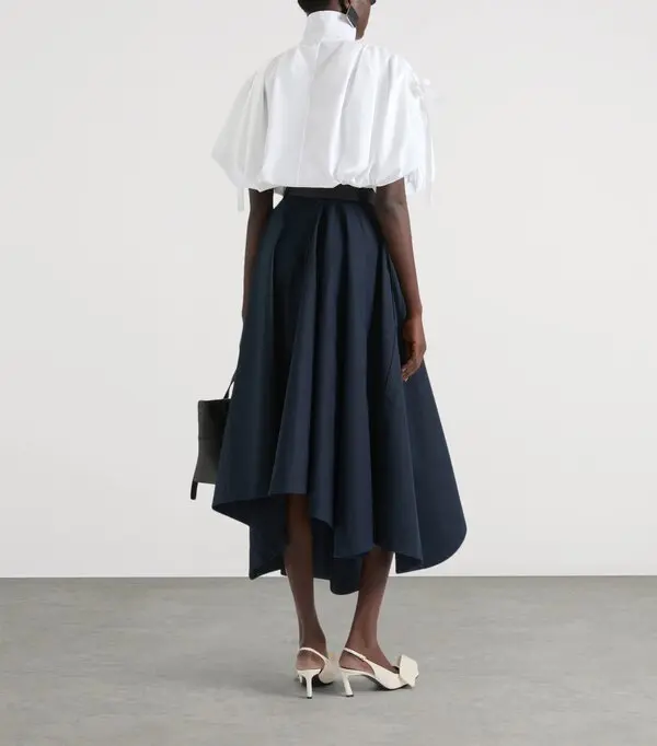 Givenchy Cotton Poplin Midi Skirt