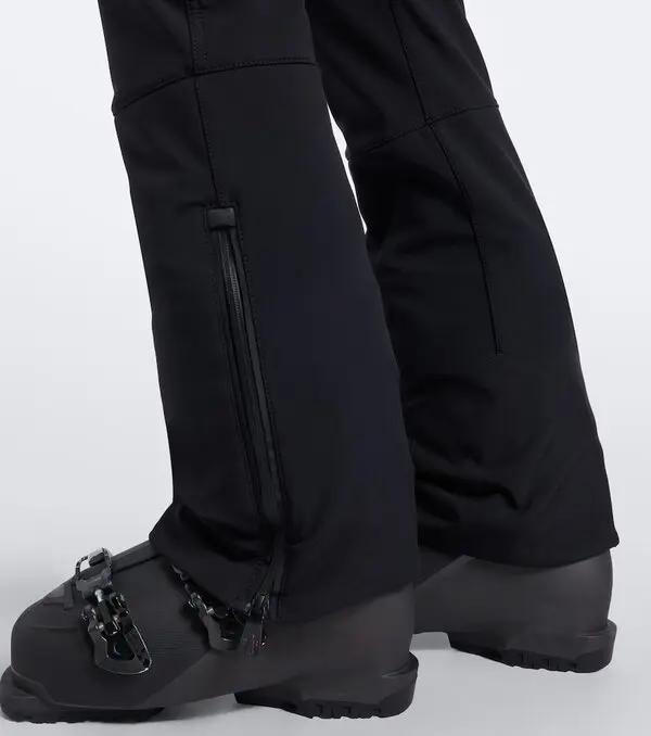 Moncler Belted Shearling-trimmed Ski Suit