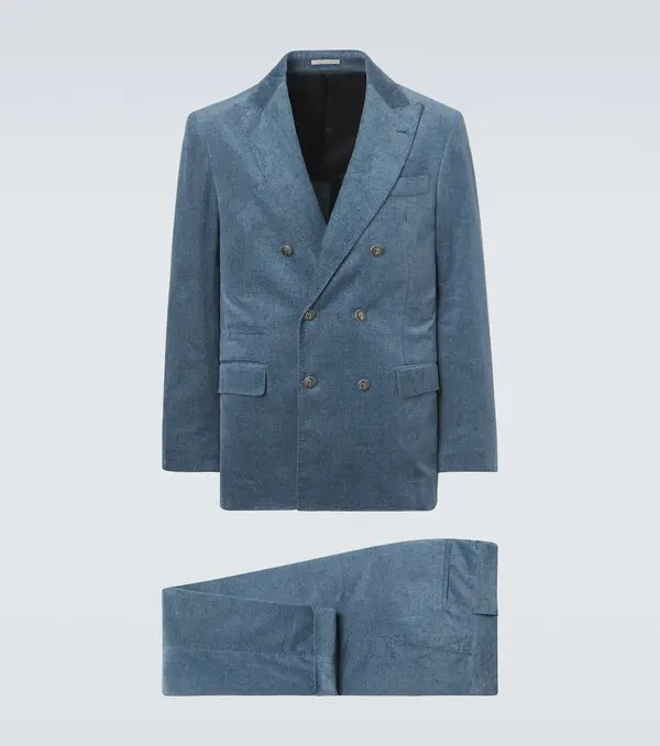 Brunello Cucinelli Cotton Suit