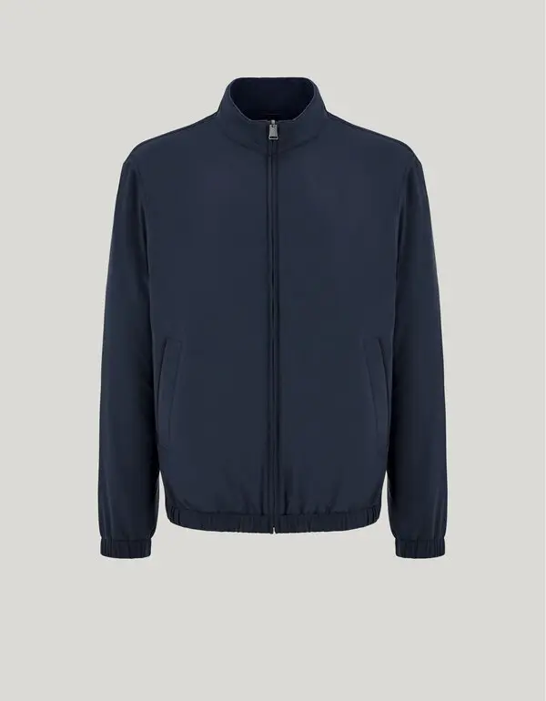 Canali Technical Fabric Reversible Blouson - Blue