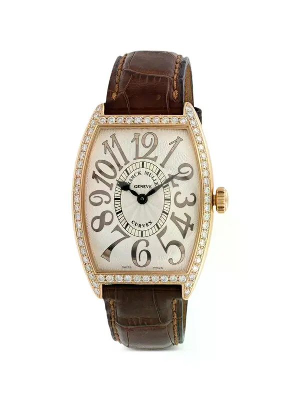 Franck Muller Cintrée Curvex Diamond 37mm Watch - Silver