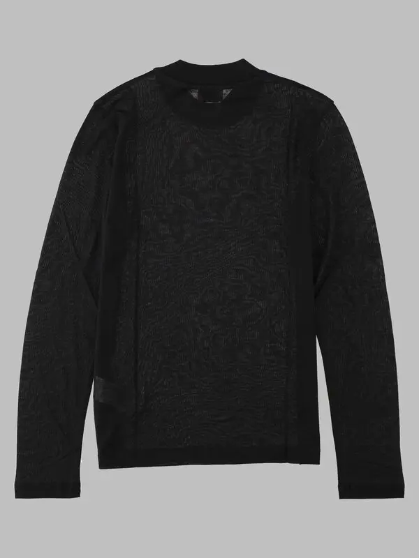 Filippa K Top A Collo Alto In Lyocell E Cashmere