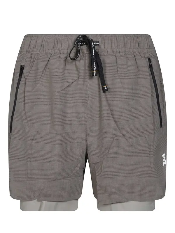 BANDIT Coolgrid 2-in-1 Shorts With Seamless Mesh Liner - Marrone