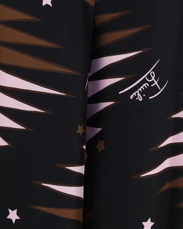 Emilio Pucci Silk Twill Pants - Multicolour