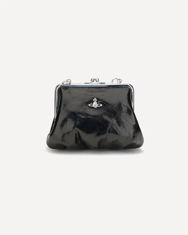 VIVIENNE WESTWOOD Granny Frame Patent Leather Handbag