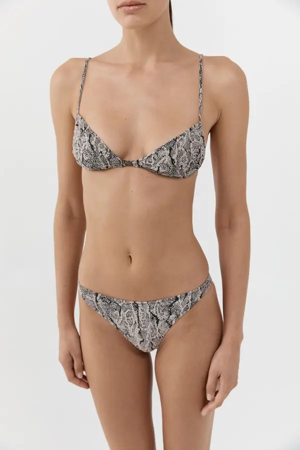 ST. AGNI Almond Bikini Top