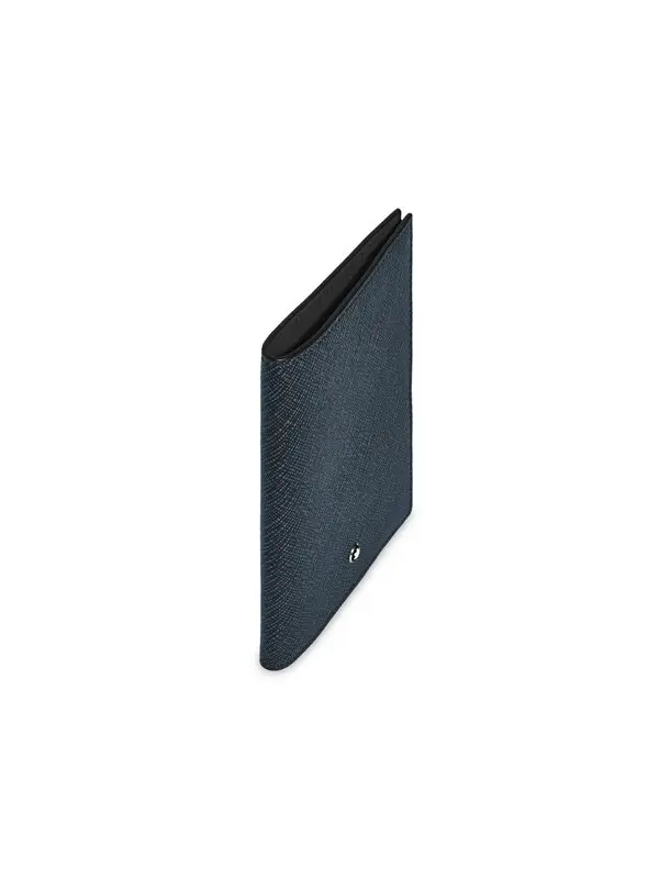 Montblanc Sartorial Two-tone Embossed-leather Passport Case