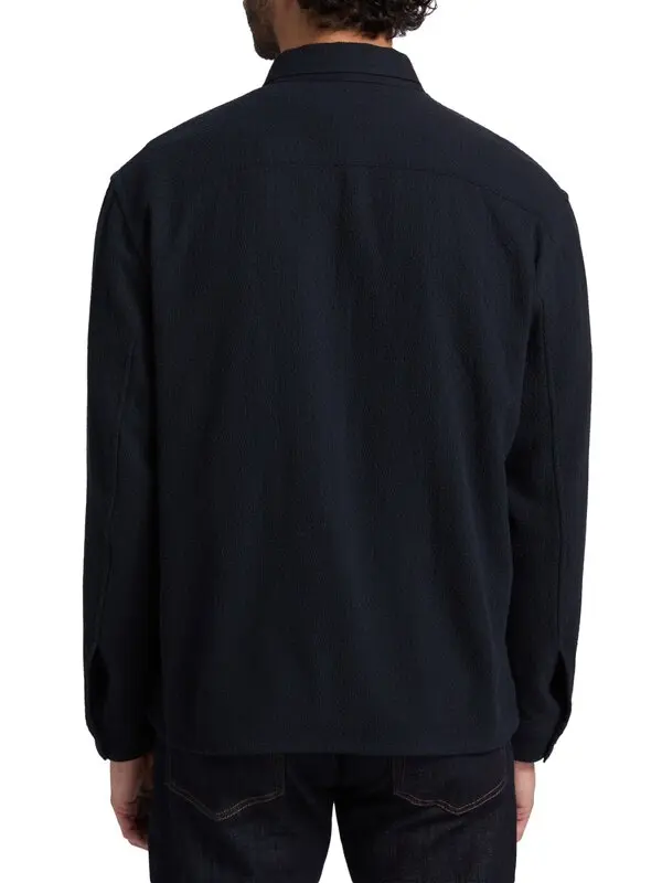 FRAME Open Weave Cotton-blend Shirt