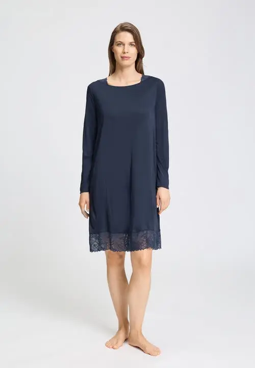 Hanro Azelia Floral Lace Tencel Nightgown