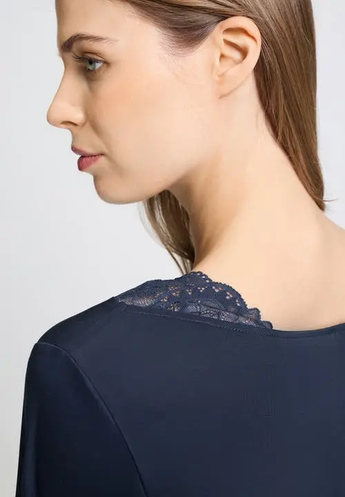 Hanro Azelia Floral Lace Tencel Nightgown