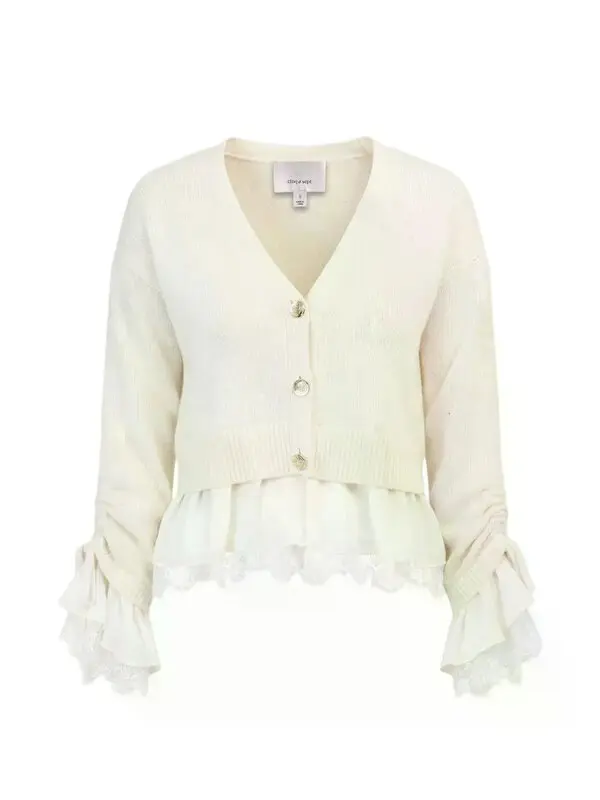 Cinq À Sept Atley Lace-trim Layered Cardigan