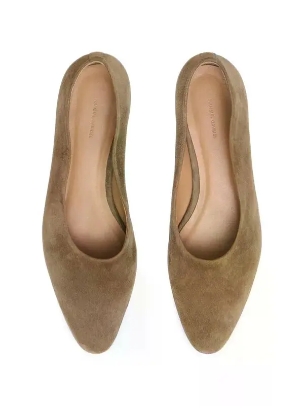 MANSUR GAVRIEL Soft Pointed-toe Ballet Flats