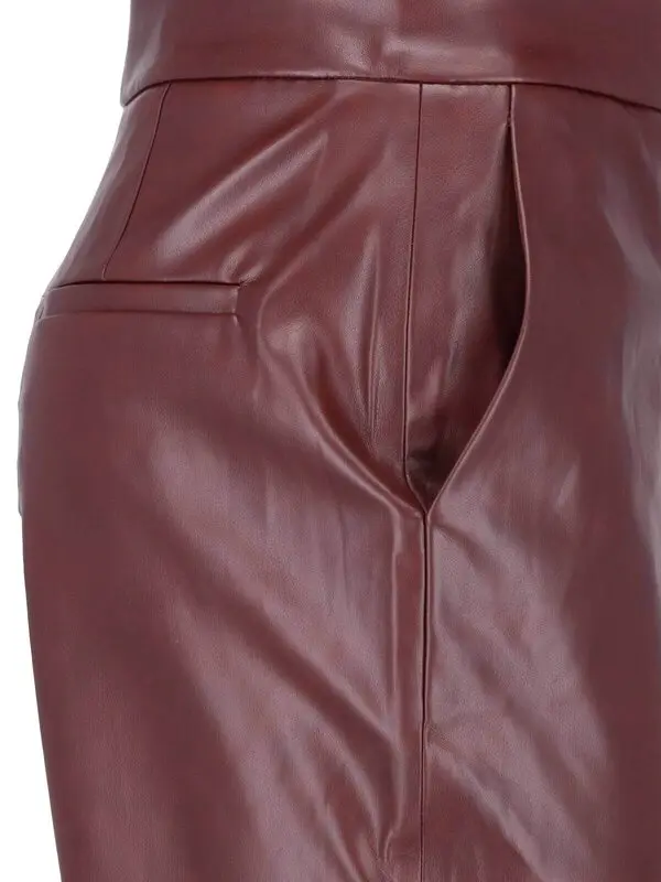 Calvin Klein Faux Leather Trousers