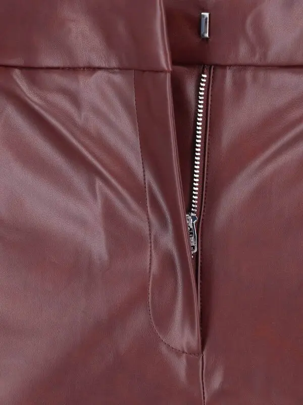 Calvin Klein Faux Leather Trousers