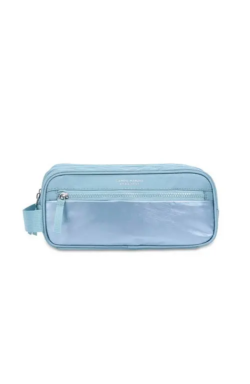 CAMPO MARZIO ROMA 1933 Ray Lightweight Toiletry Clutch Bag With Two Compartments - Aqua