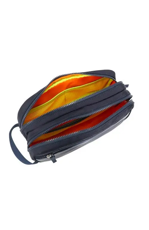 CAMPO MARZIO ROMA 1933 Ray Lightweight Toiletry Clutch Bag With Two Compartments - Navy Blue