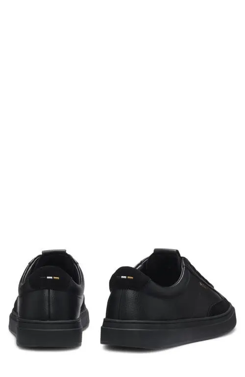 BOSS Kieran Leather Sneaker - Black