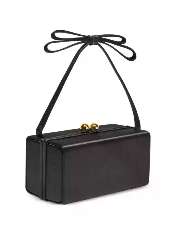 Carolina Herrera Mimi Bow Satin Tote Bag