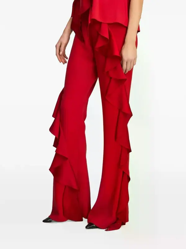 Cinq À Sept Selah Ruffled Trousers