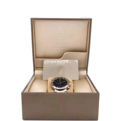 BVLGARI Chronograph Automatic Watch Stainless Steel 38
