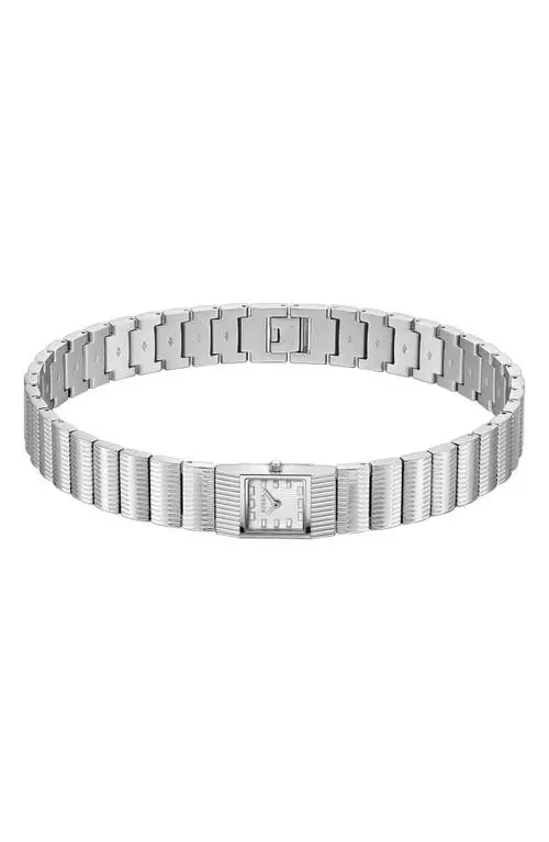 BREDA Groove Choker Watch - Silver