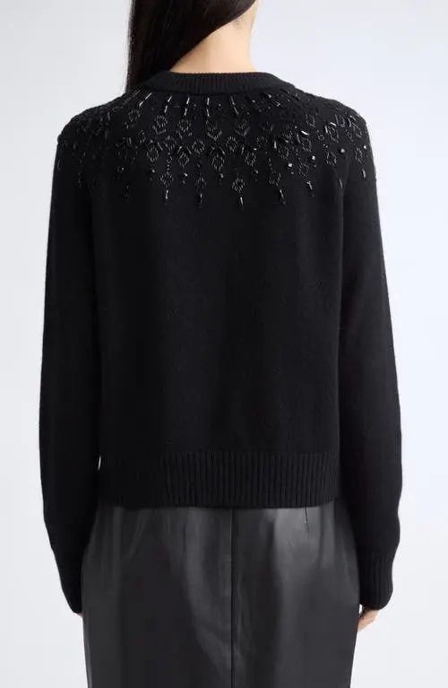 Altuzarra Harold Embellished Wool Sweater - Black