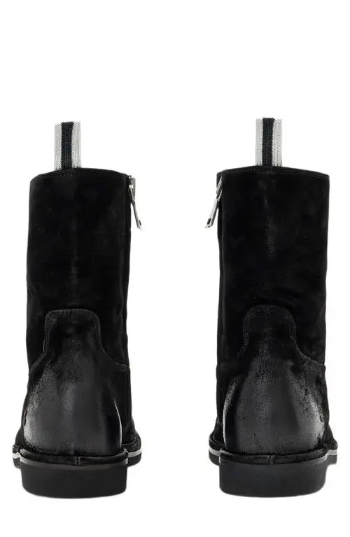 John Varvatos Varick Leather Zip Boot