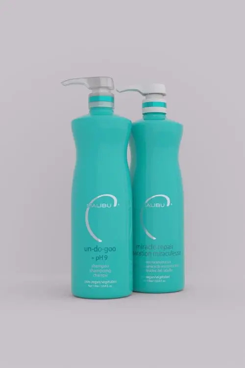 MALIBU C Miracle Repair Reconstructor With Un-do-goo Shampoo Liters Duo
