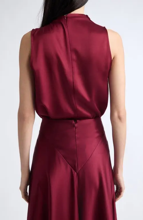 Altuzarra Alden Draped Tank - Grenache