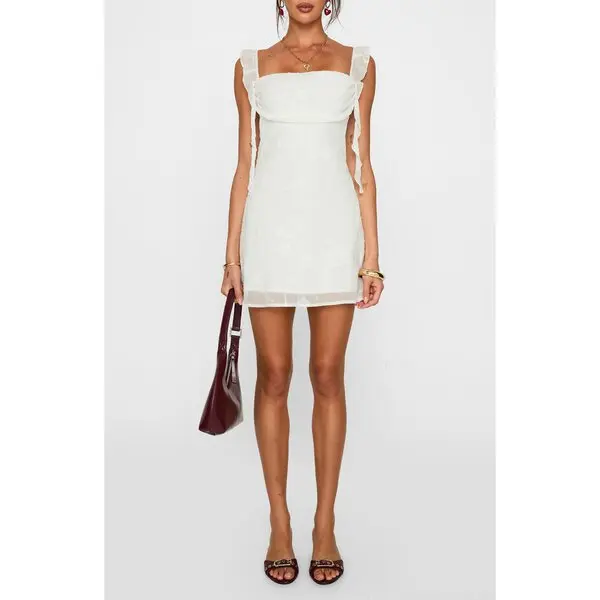 Princess Polly Lanai Floral Minidress - White