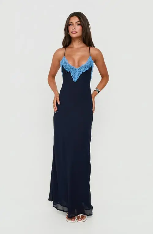 Princess Polly Call My Lover Lace Slip Maxi Dress