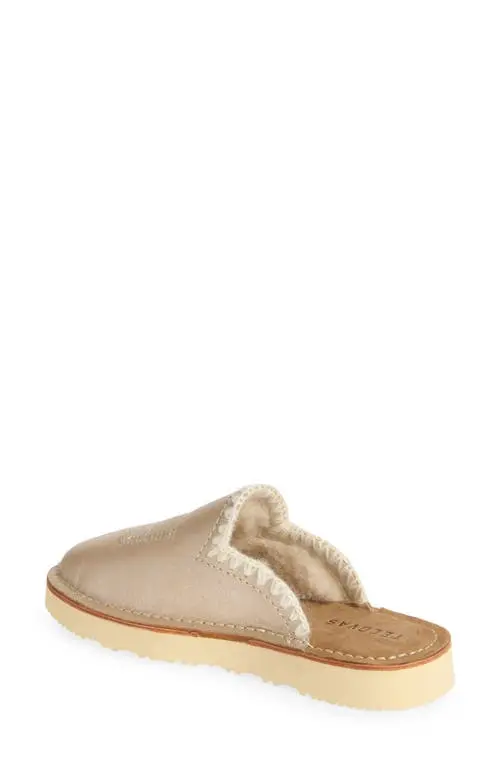 Tecovas The Olivia Brown Genuine Shearling Lined Mule